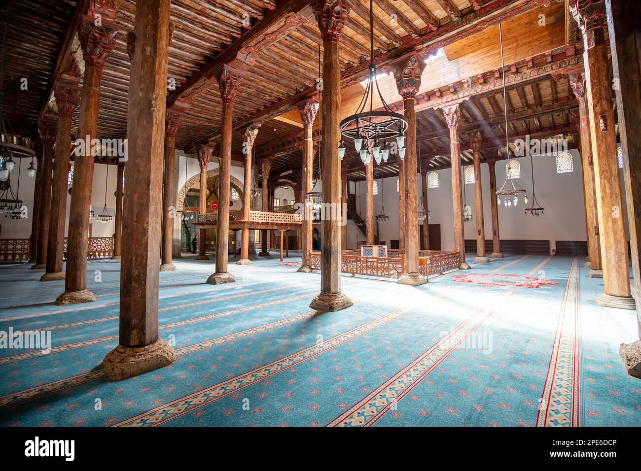14 September 2022, Beysehir, Turkiye: Esrefoglu famous mosque with ...