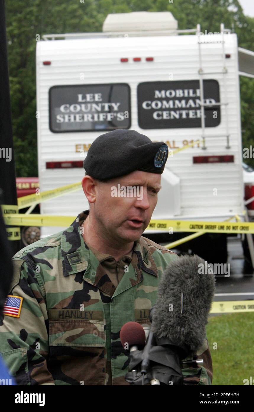 Capt. Matt Handley, a spokesman for the U.S. Army National Guard ...