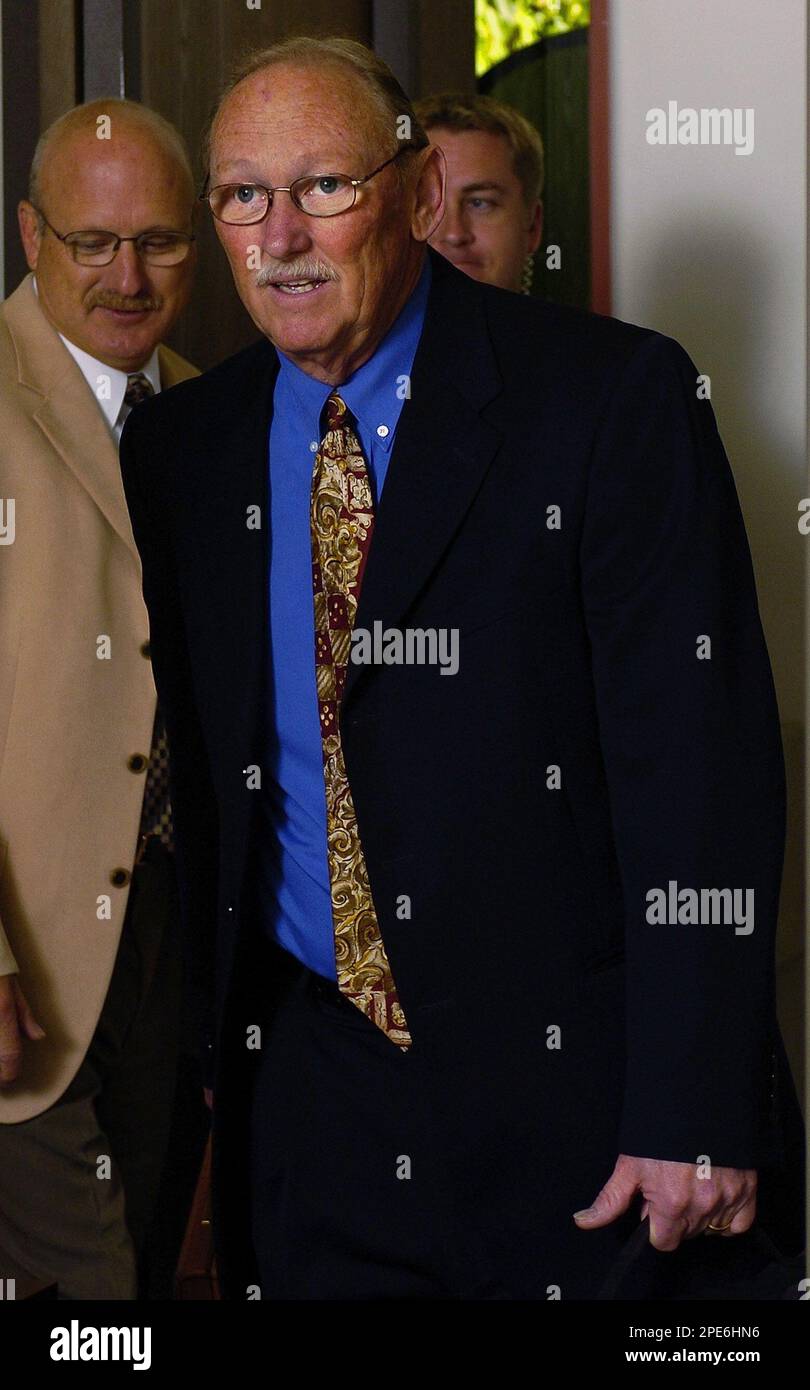 Santa Barbara County District Attorney Thomas Sneddon arrives for court ...