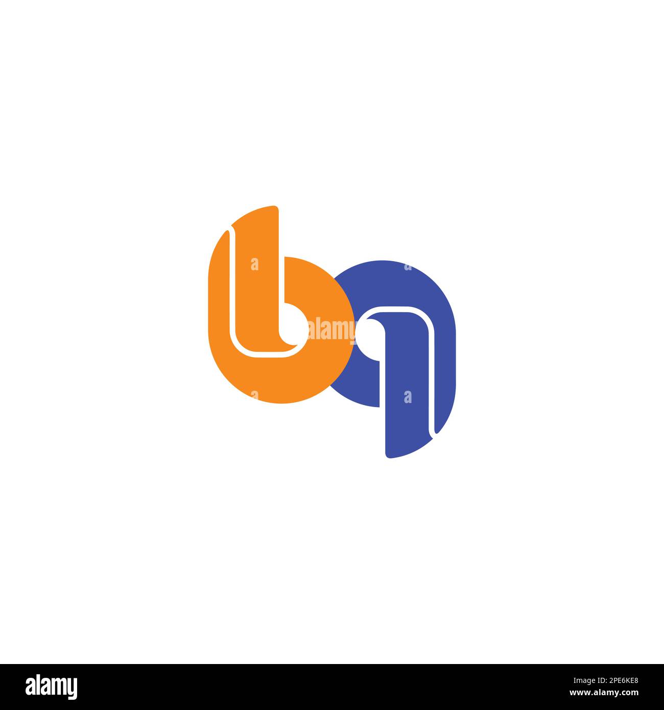 letter bq colorful fun font simple logo vector Stock Vector Image & Art ...