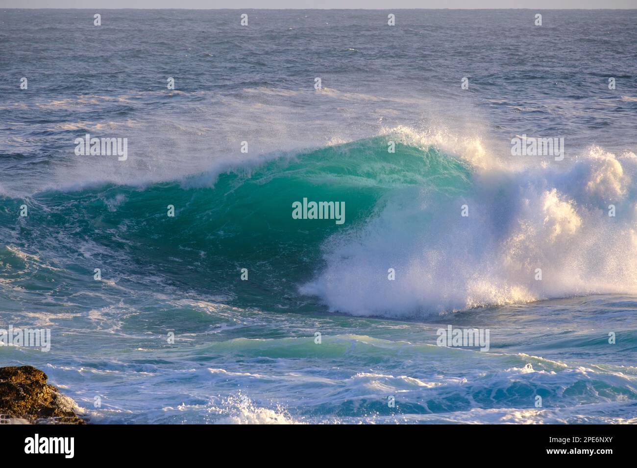 Surf, strong ocean waves, coast at Tsitsikamma National Park, Garden ...