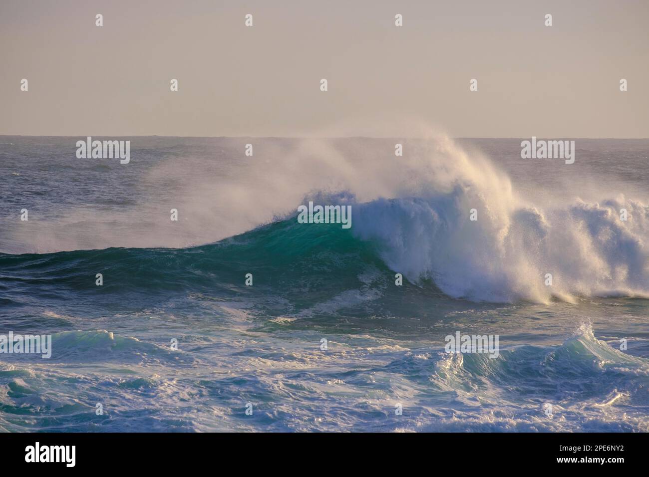 Surf, strong ocean waves, coast at Tsitsikamma National Park, Garden ...