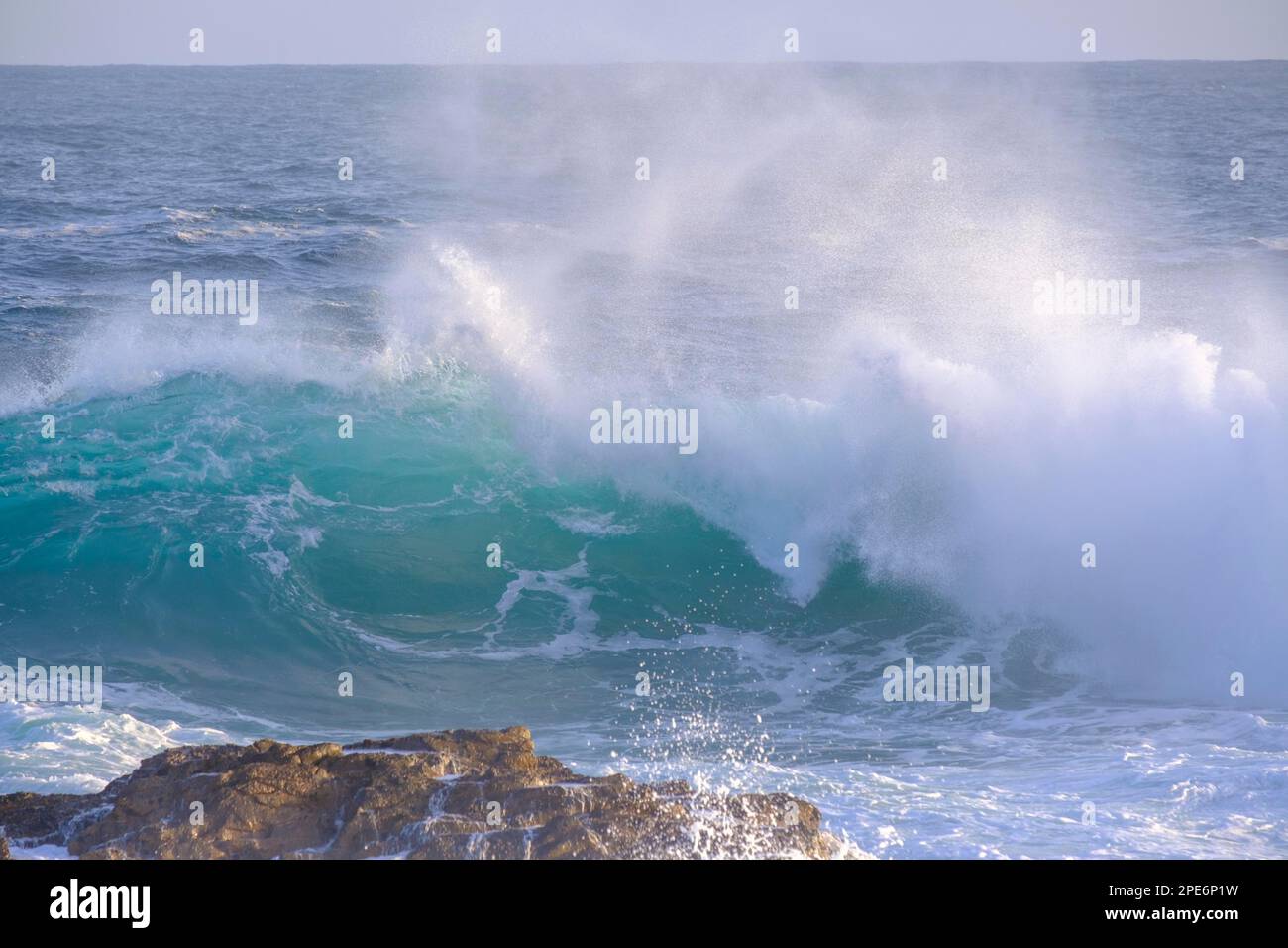 Surf, strong ocean waves, coast at Tsitsikamma National Park, Garden ...