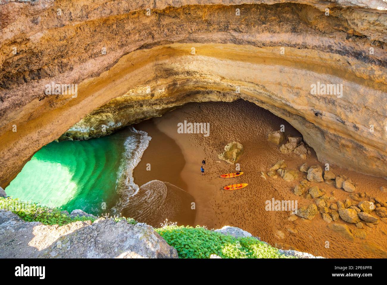 The most famous cave of the algarve hi-res stock photography and images ...
