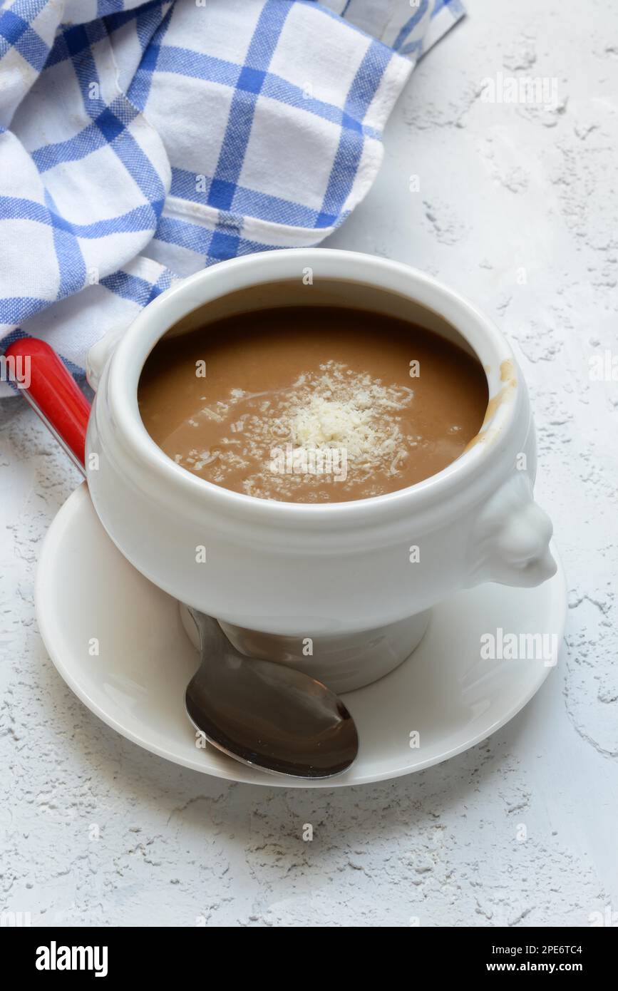 Basler Mehlsuppe, the soup is traditionally eaten at Fasnacht, Basel ...