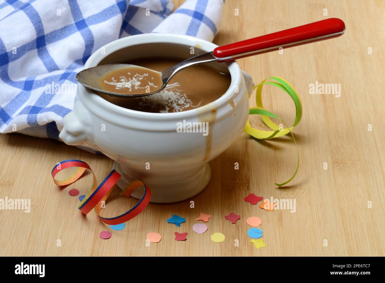 Basler Mehlsuppe, the soup is traditionally eaten at Fasnacht, Basel ...