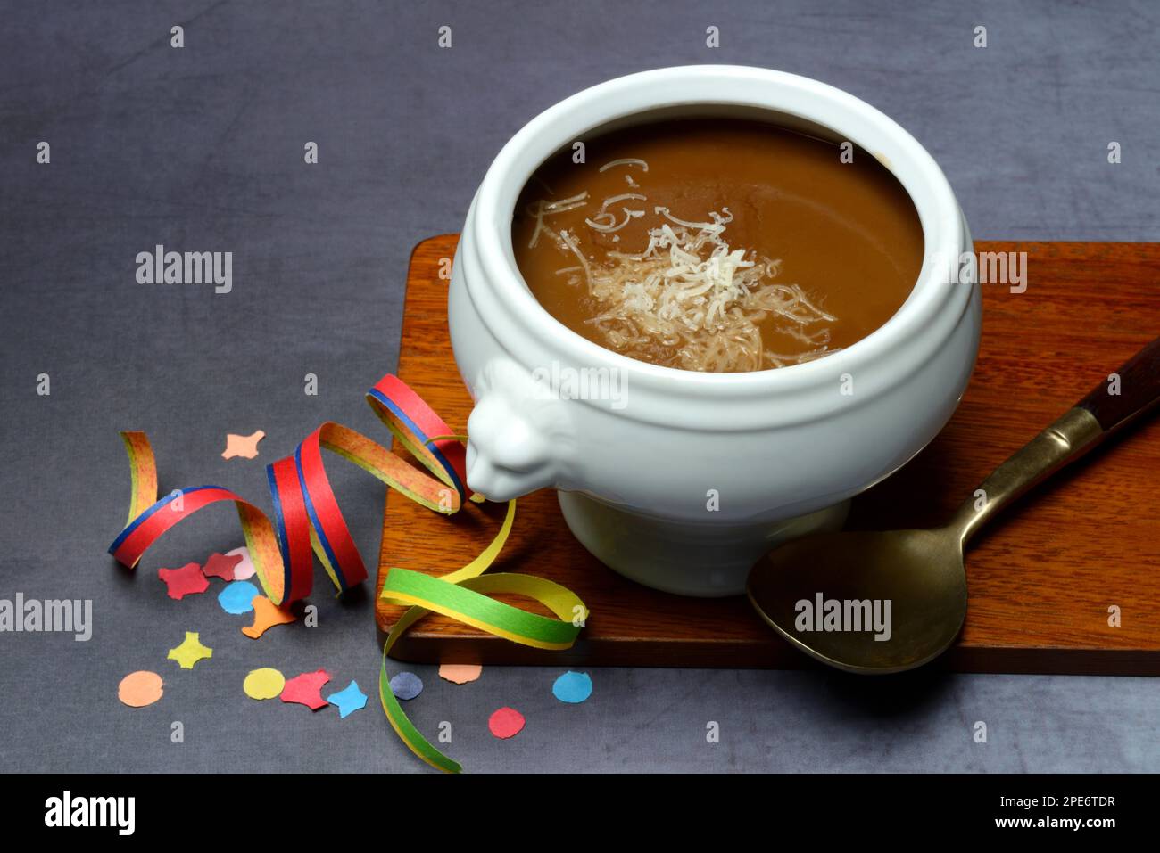 Basler Mehlsuppe, the soup is traditionally eaten at Fasnacht, Basel ...