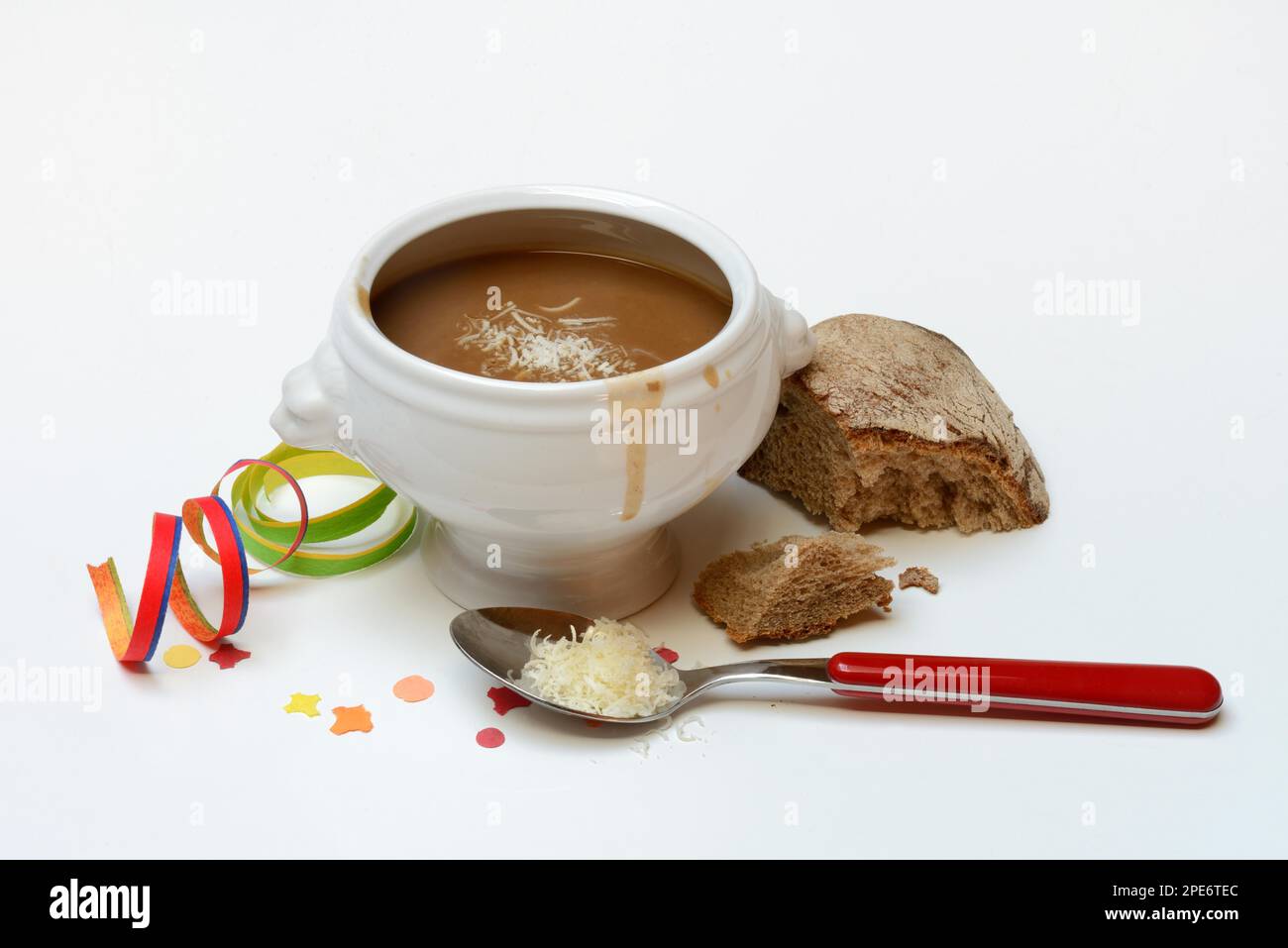 Basler Mehlsuppe, the soup is traditionally eaten at Fasnacht, Basel ...