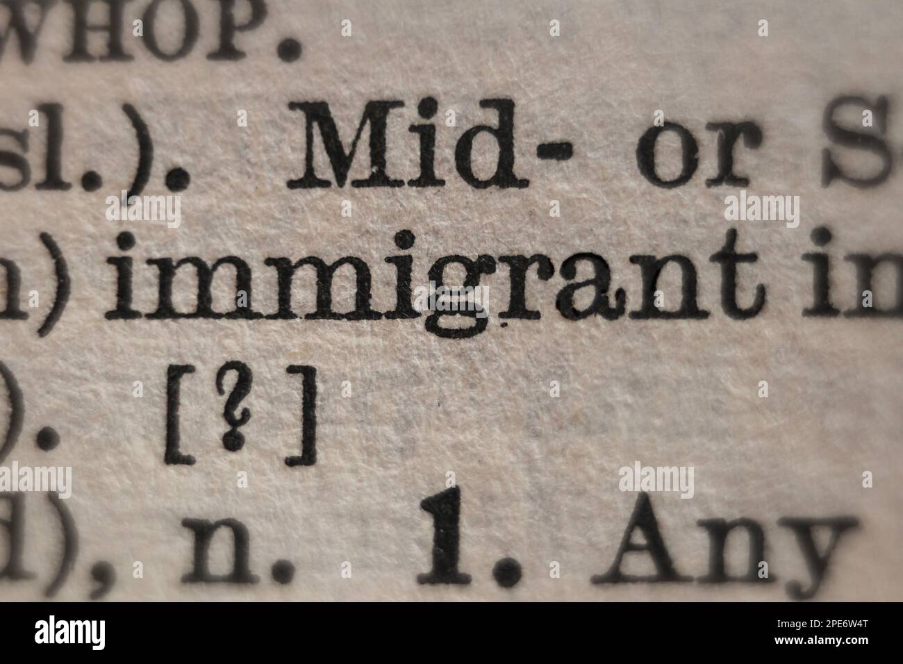 Definition immigration hi-res stock photography and images - Alamy