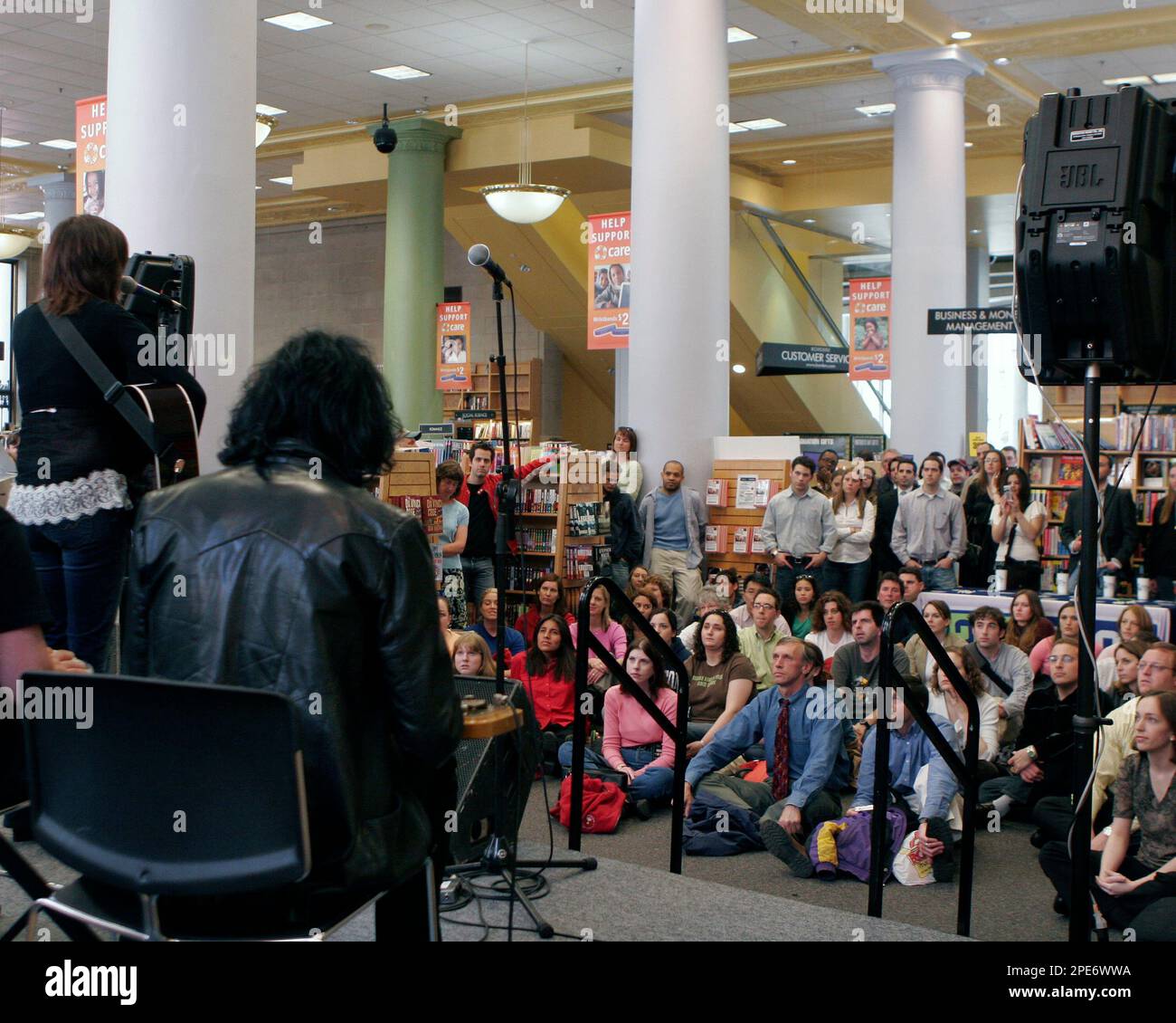 Sony Music recording artist Anna Nalick performs with her band at the ...