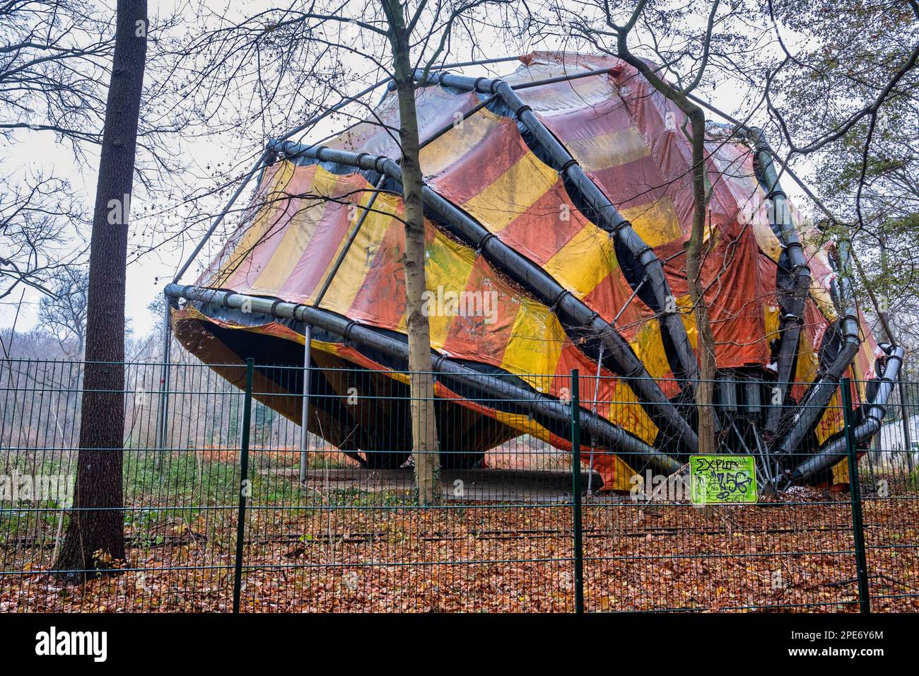 Cinema 2000, former 180-degree cinema in Spreepark, Berlin, Germany ...