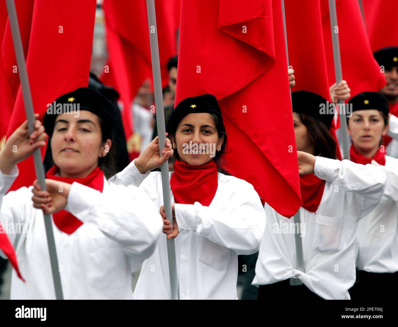 Members of the outlawed leftist group of Revolutionary People's ...