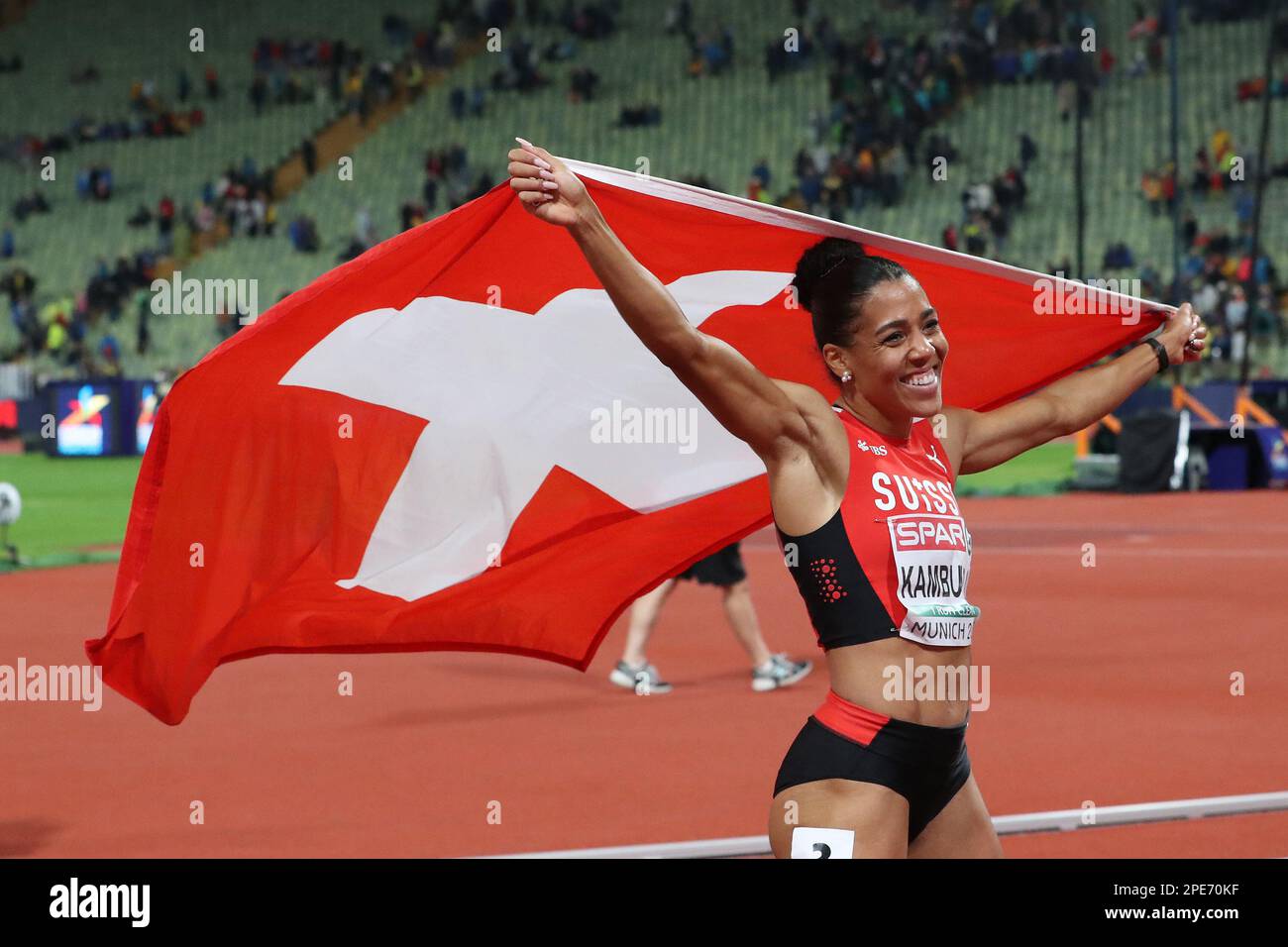 Mujinga KAMBUNDJI Gold Medallist in the 200m at the European Athletics ...