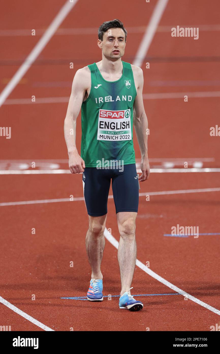Mark ENGLISH after the 1500m Semi Final at the European Athletics ...