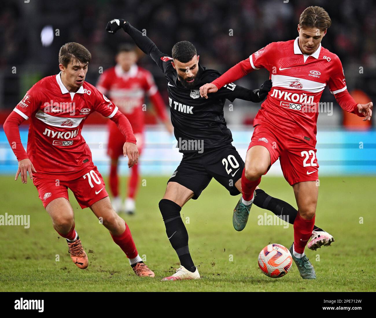 Moscow, Russia. 14th Mar, 2023. Fonbet - Russian Football Cup 2022/23. Match between the teams ...
