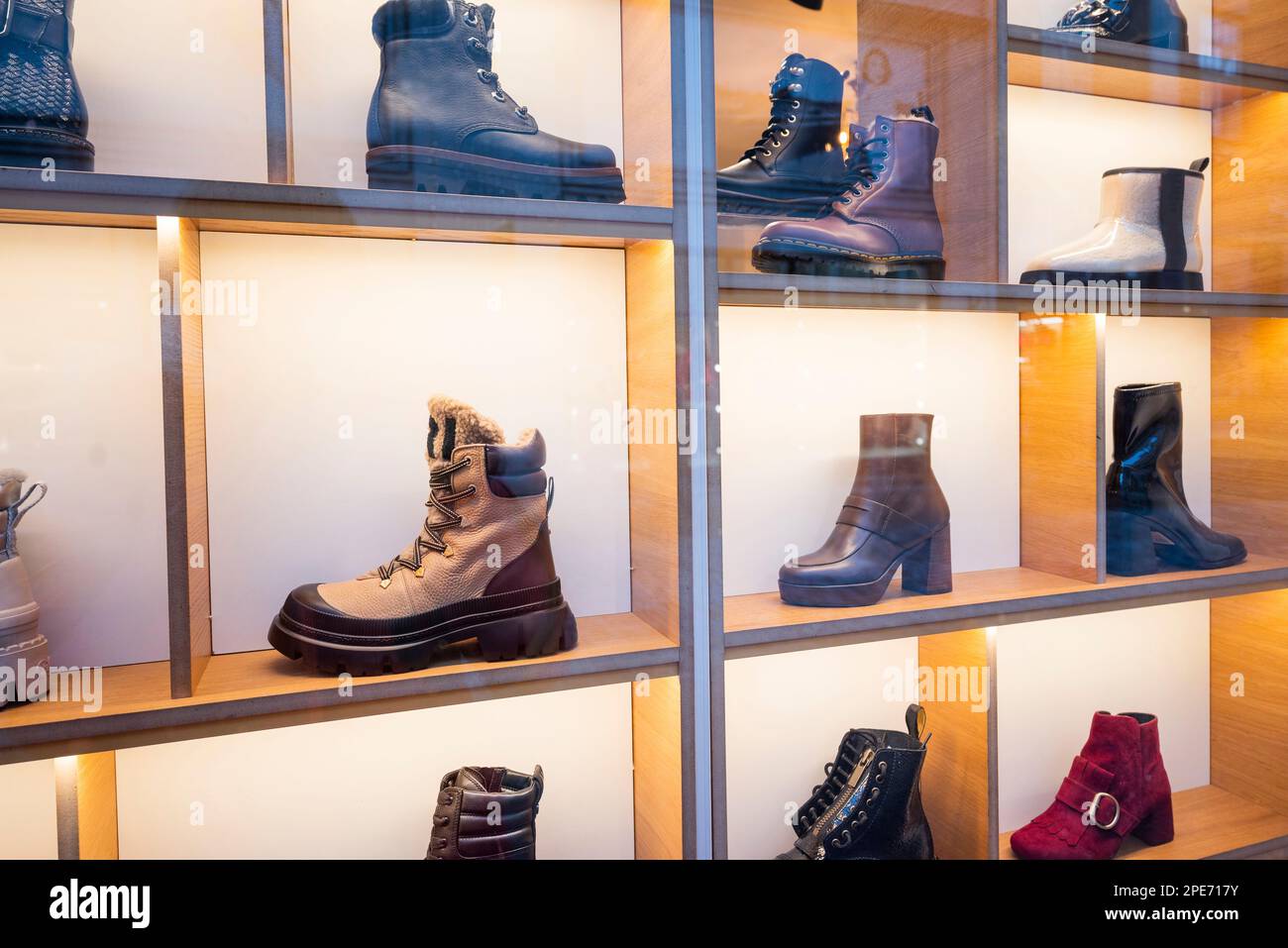 Luxury shoes on display in hi-res stock photography and images - Alamy