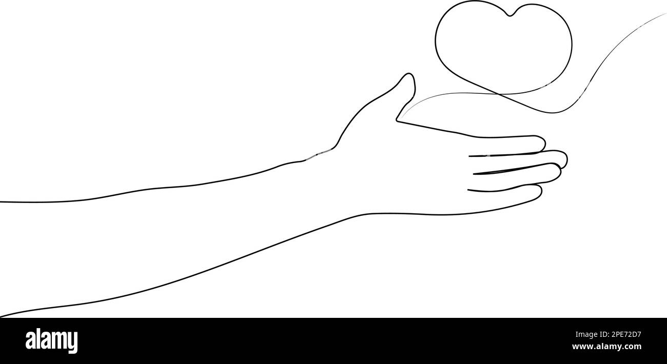 Volunteering. A human hand offers help and support. National Volunteer ...