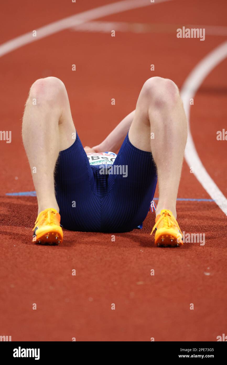Charles DOBSON of Great Britain after the 200m Final at the European ...
