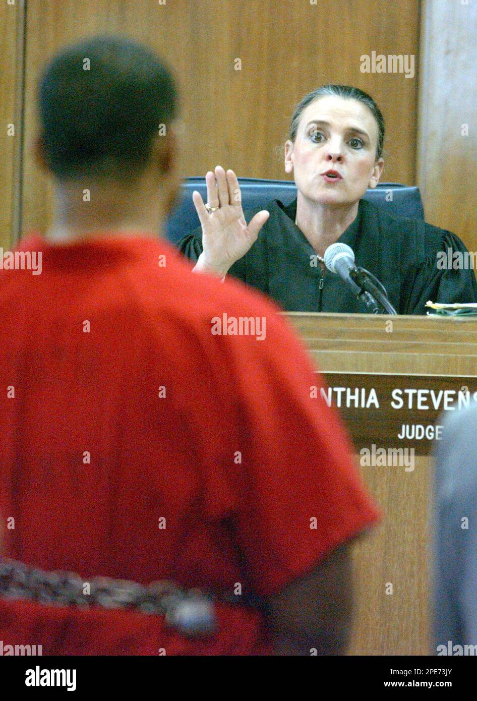 114th District Court Judge Cynthia Stevens Kent speaks during Johnny ...