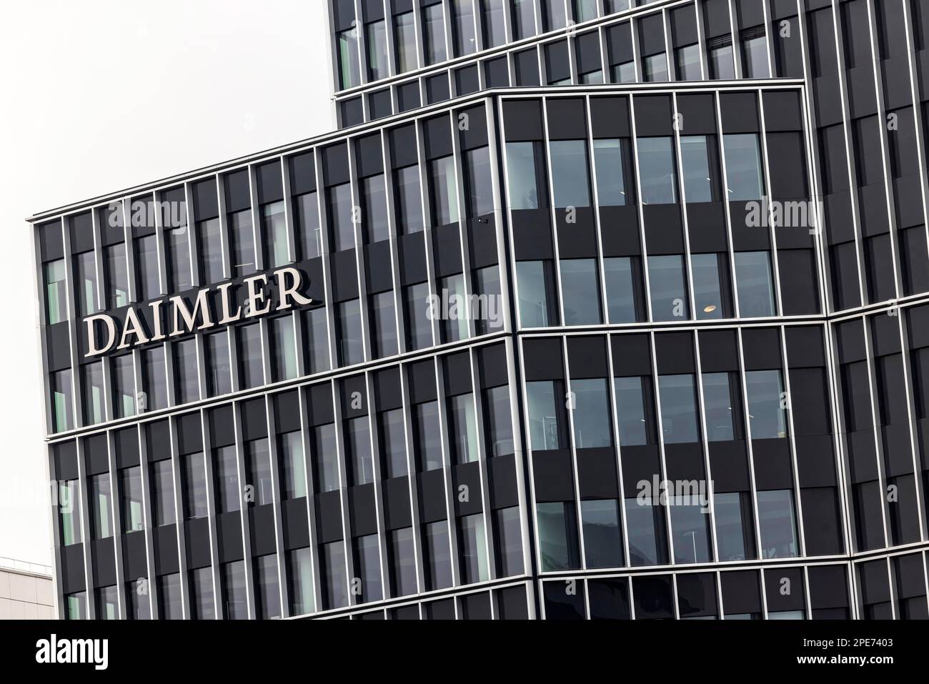 Daimler AG, Mercedes Benz Group, Headquarters in Stuttgart ...