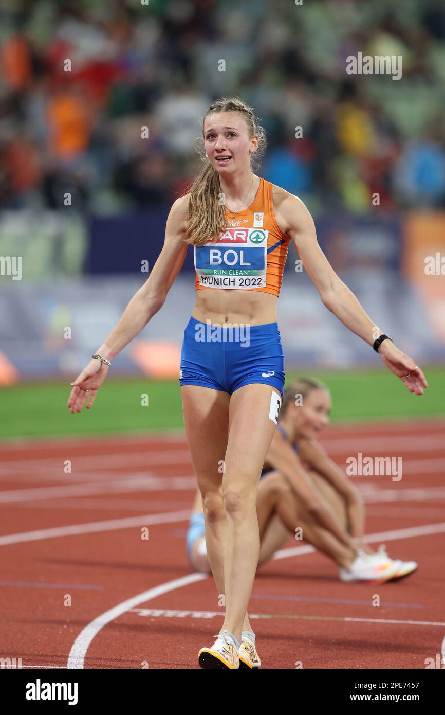 Femke BOL after winning the 400m Hurdles Final at the European ...