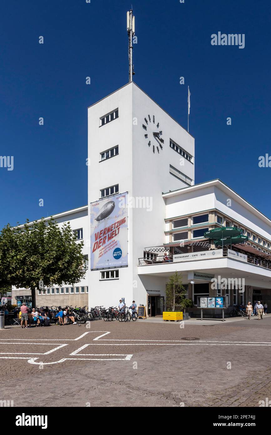 Zeppelin Museum, exterior view, Friedrichshafen, Baden-Wuerttemberg ...