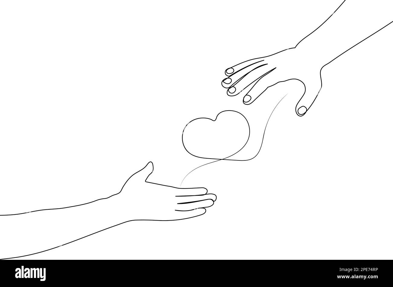 Volunteering. A human hand offers help and support. National Volunteer ...