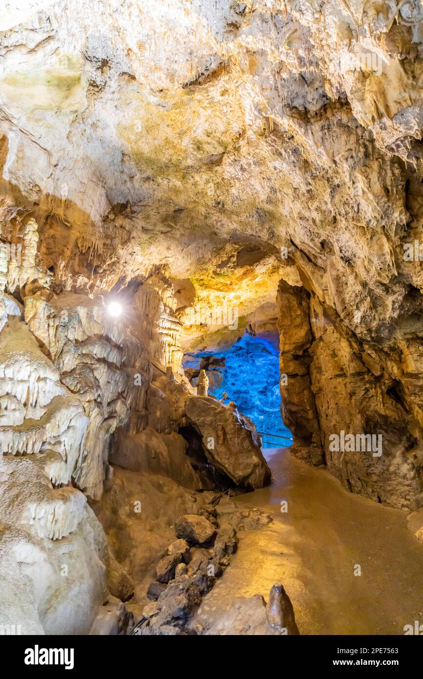 Baerenhoehle, with around 8, 000 visitors a year, the dripstone cave is ...