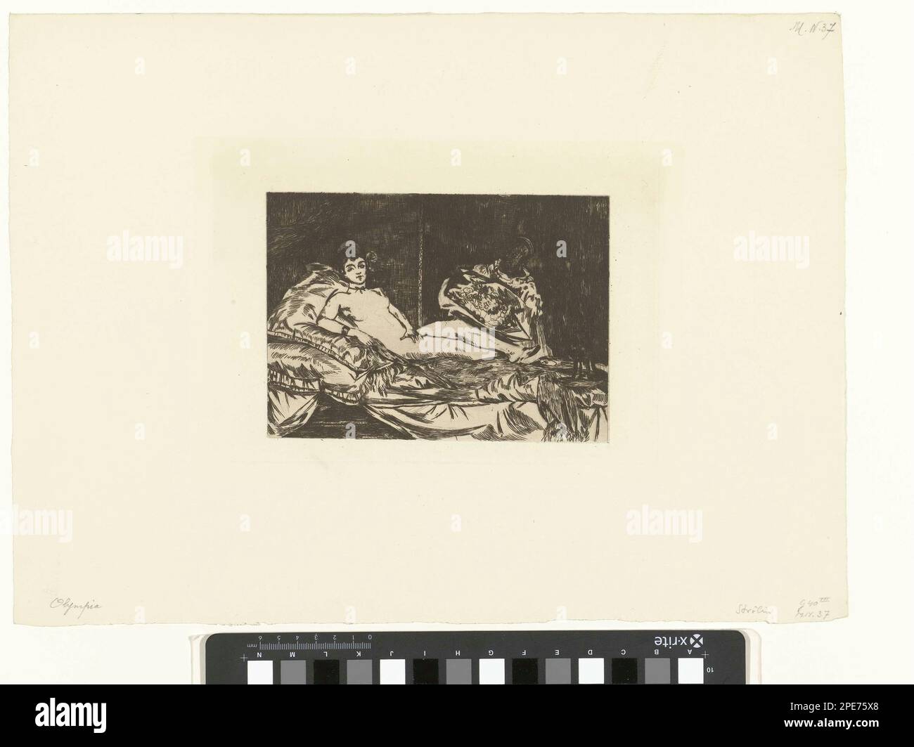 Manet olympia hi-res stock photography and images - Alamy