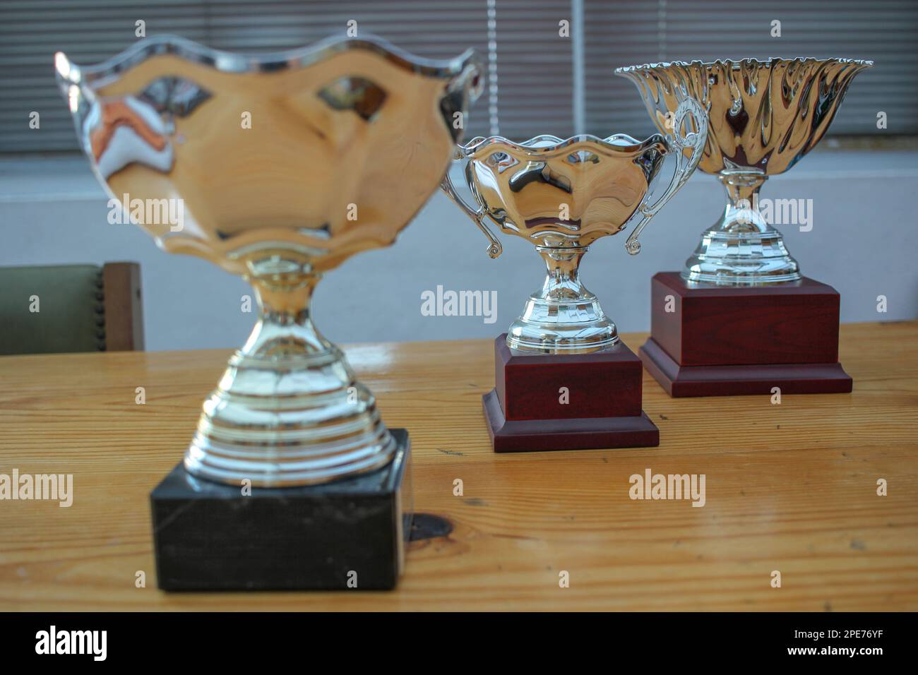 the trophies will be collected by the best Stock Photo - Alamy