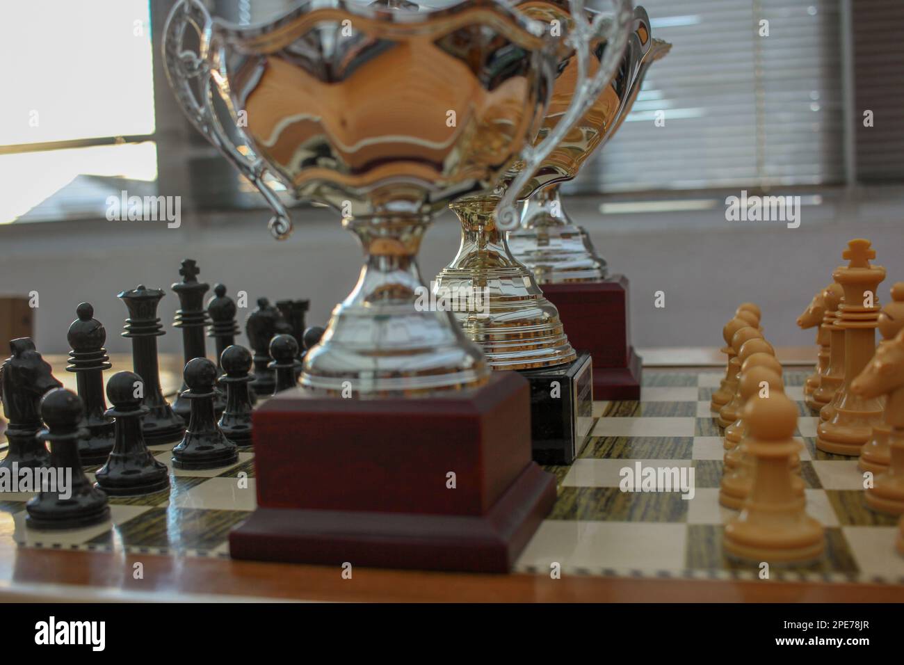 Chess trophies hi-res stock photography and images - Alamy