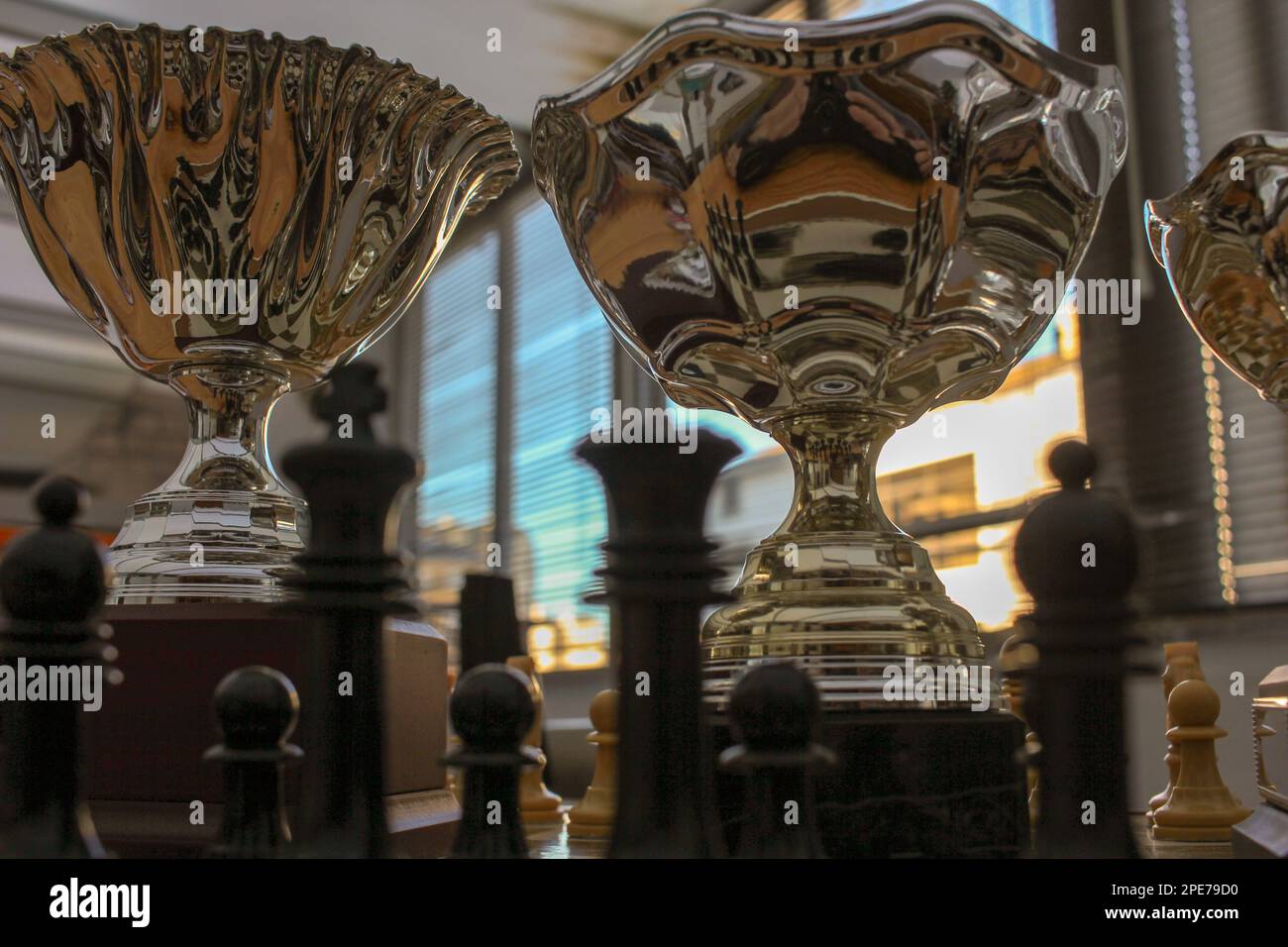 Chess trophies hi-res stock photography and images - Alamy