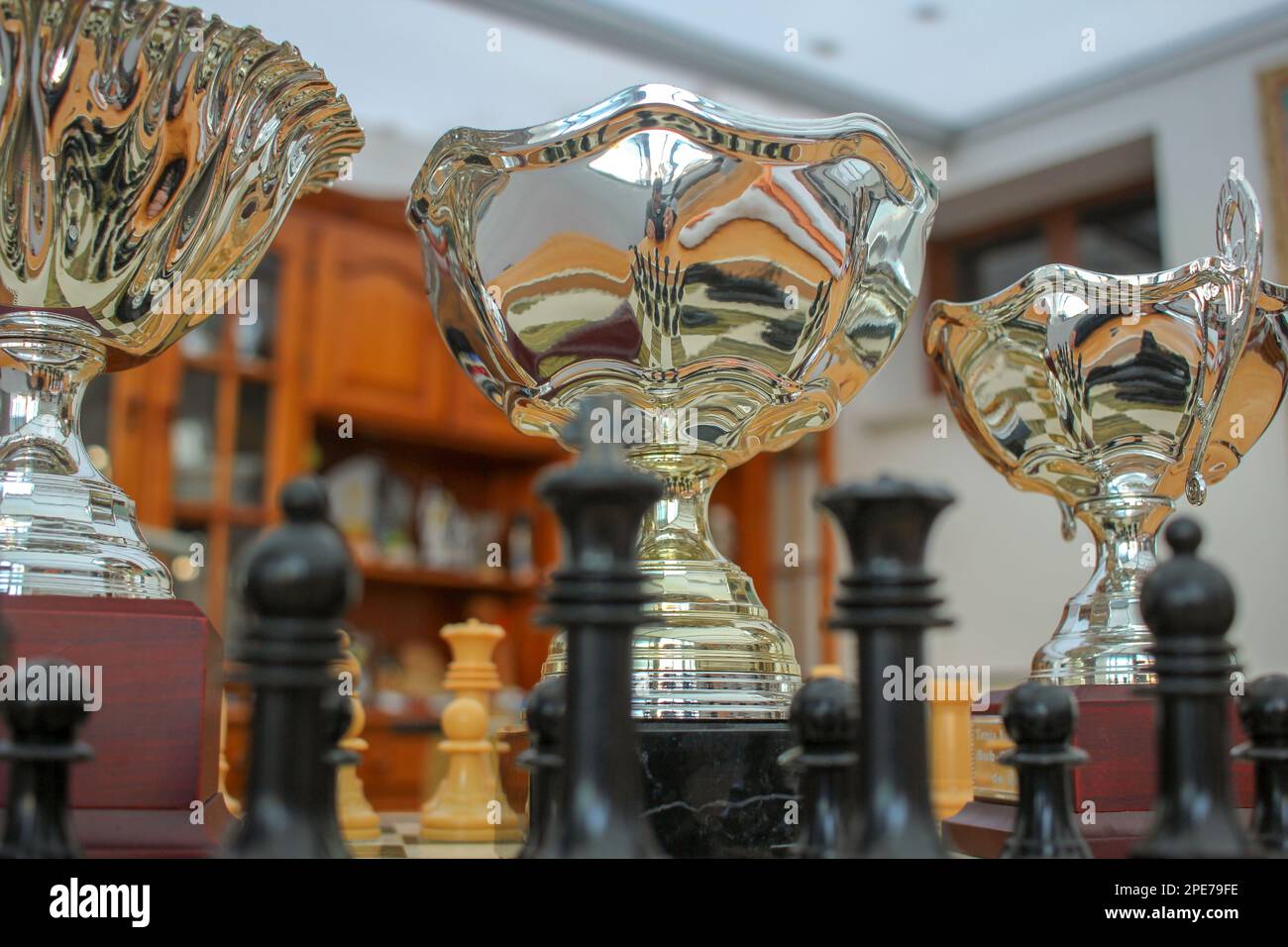 Chess trophies hi-res stock photography and images - Alamy