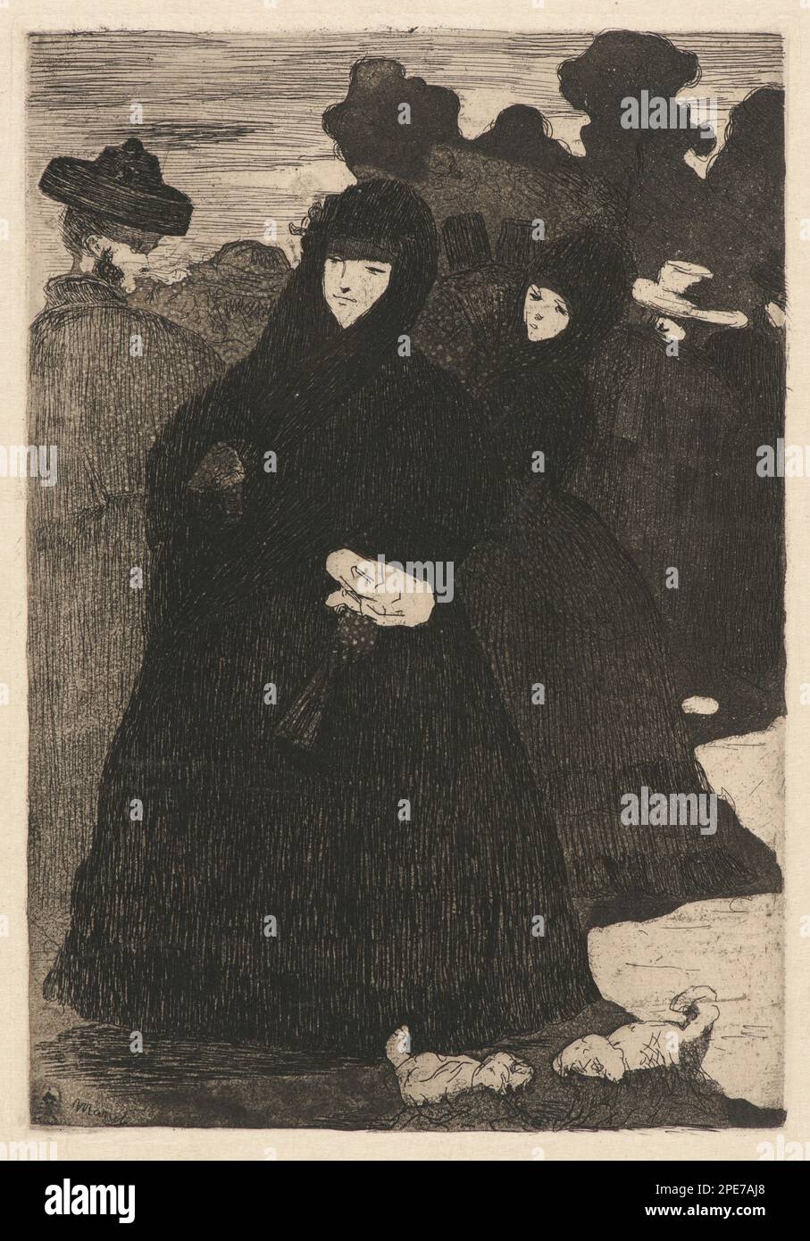 Au Prado 1863 by Edouard Manet Stock Photo - Alamy