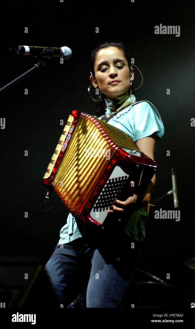Mexican singer Julieta Venegas perform in Panama City Panama. Tuesday ...
