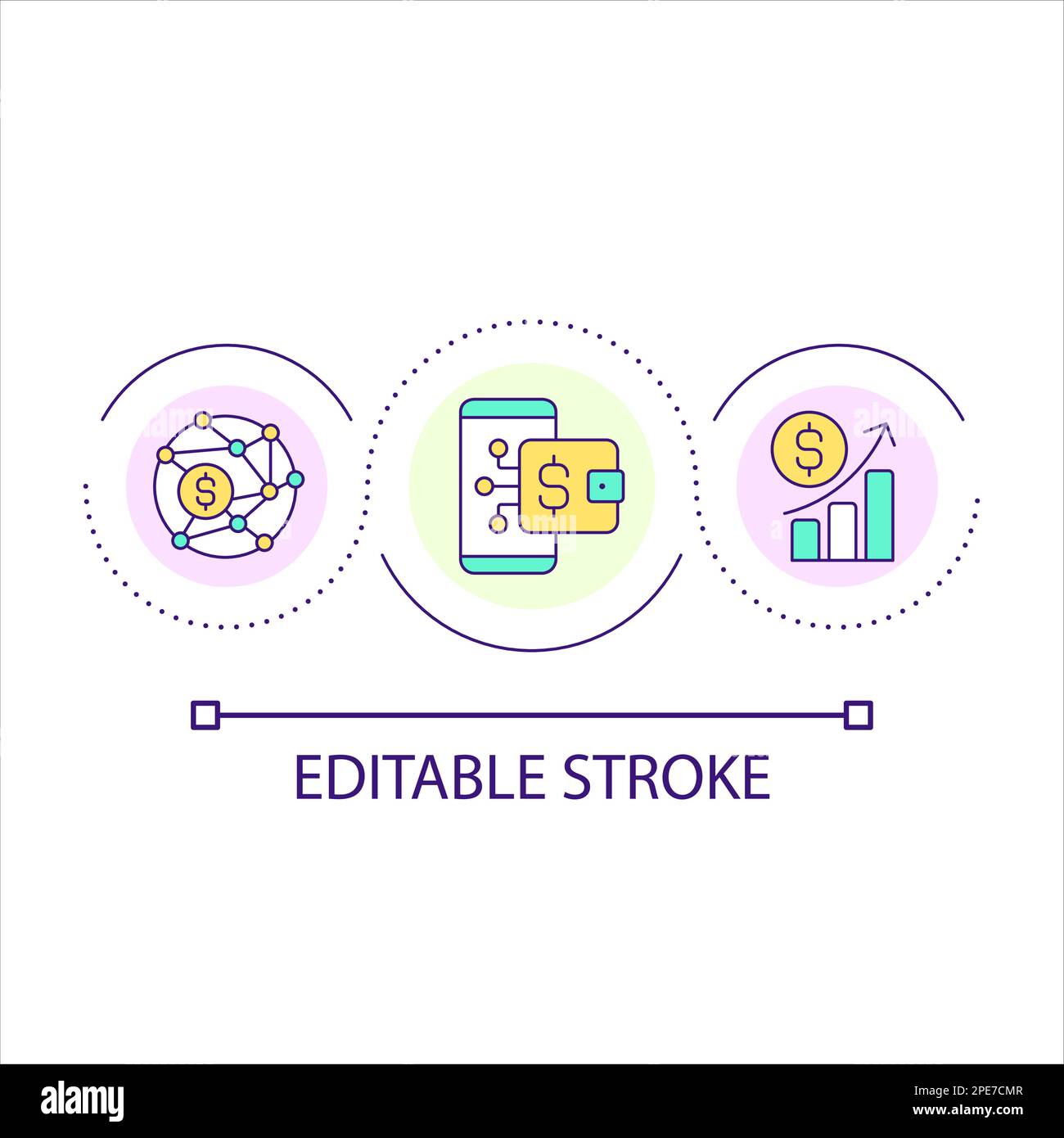 Financial digitization Stock Vector Images - Alamy