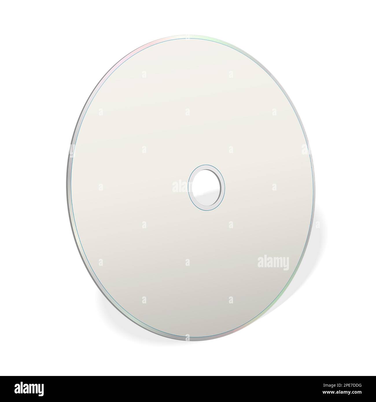 CD or DVD blank template white for presentation layouts and design. 3D ...