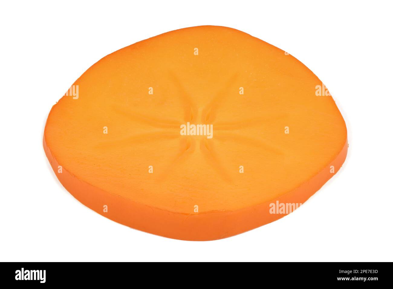 Orange ripe persimmon. Persimmon fruit. Orang fruits slice cut out. High resolution photo. Full ...