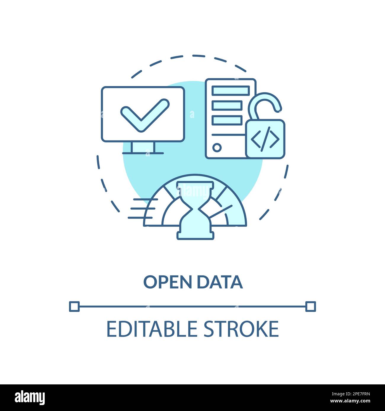 Open data turquoise concept icon Stock Vector Image & Art - Alamy Open data turquoise concept icon Stock Vector Image & Art - Alamy