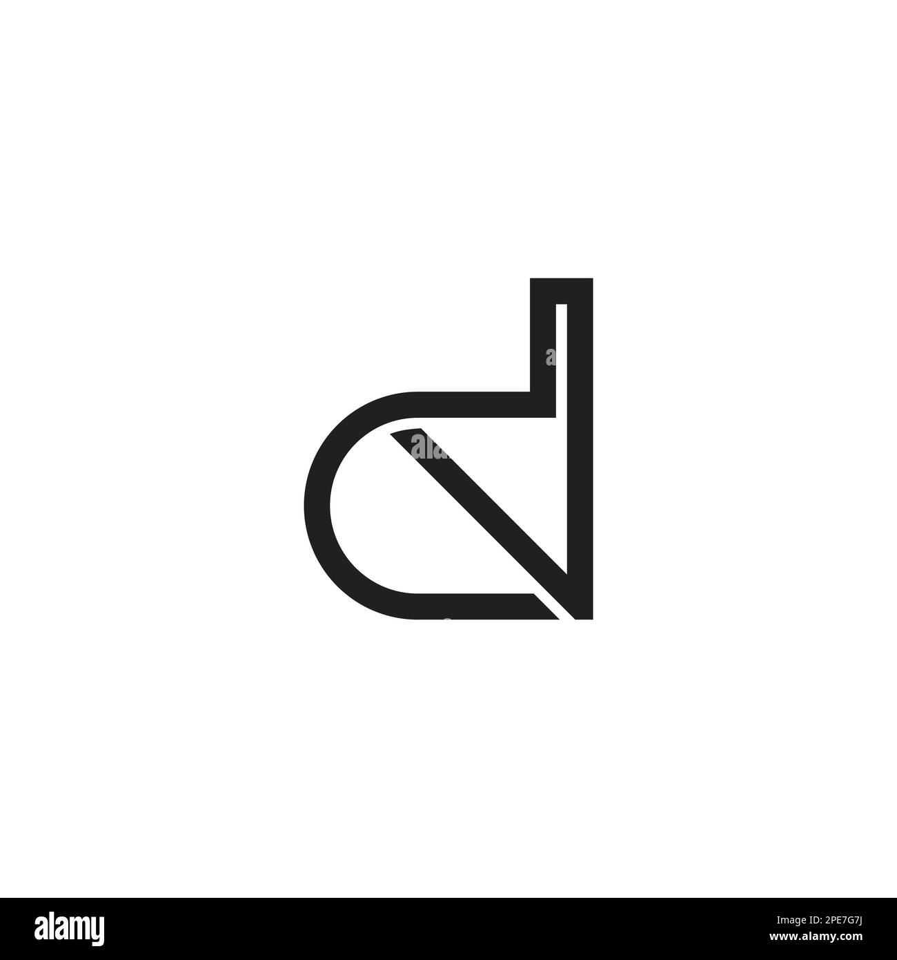 letter dv geometric line geometric logo vector Stock Vector Image & Art ...