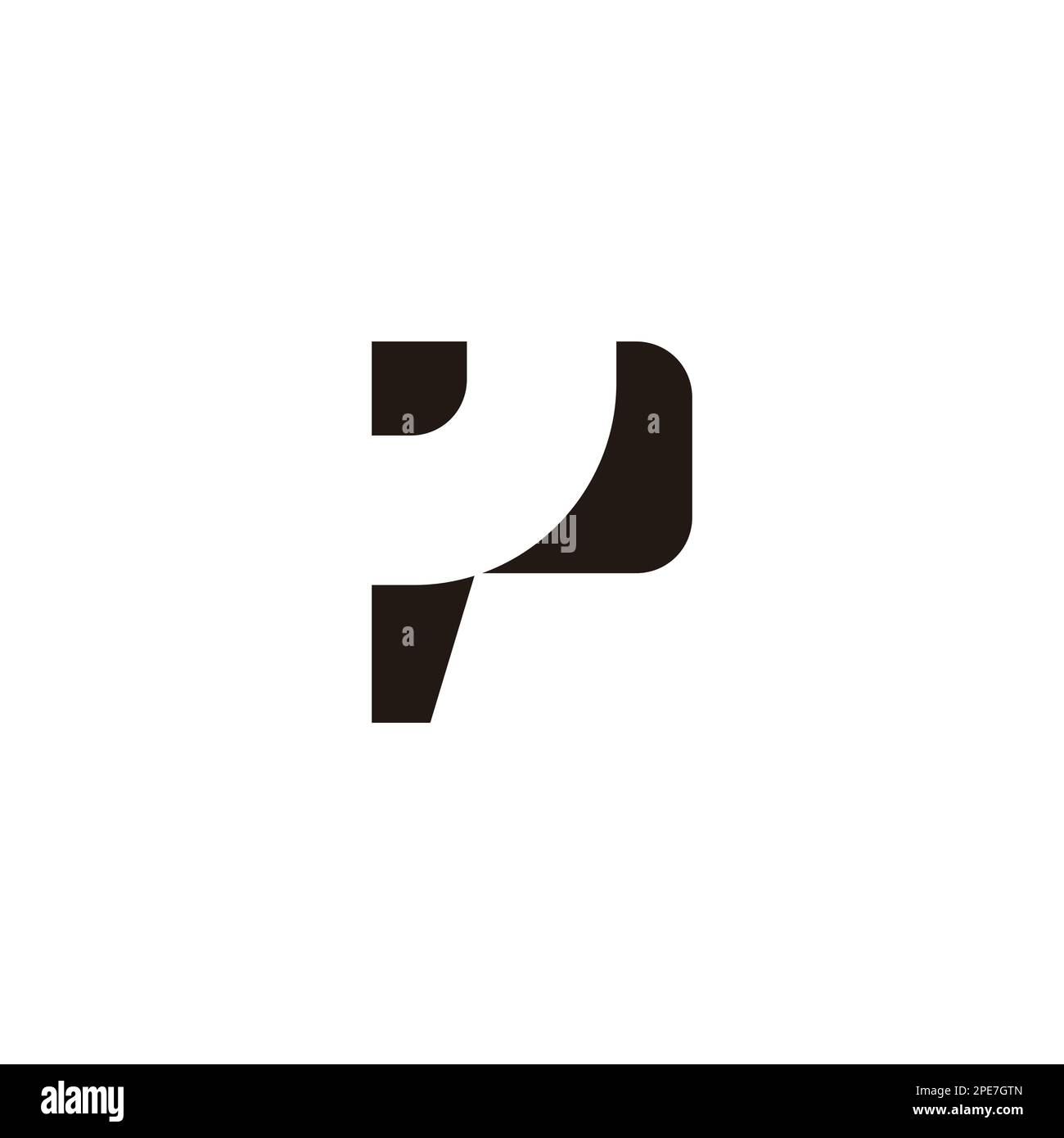 letter dp simple geometric logo vector Stock Vector Image & Art - Alamy