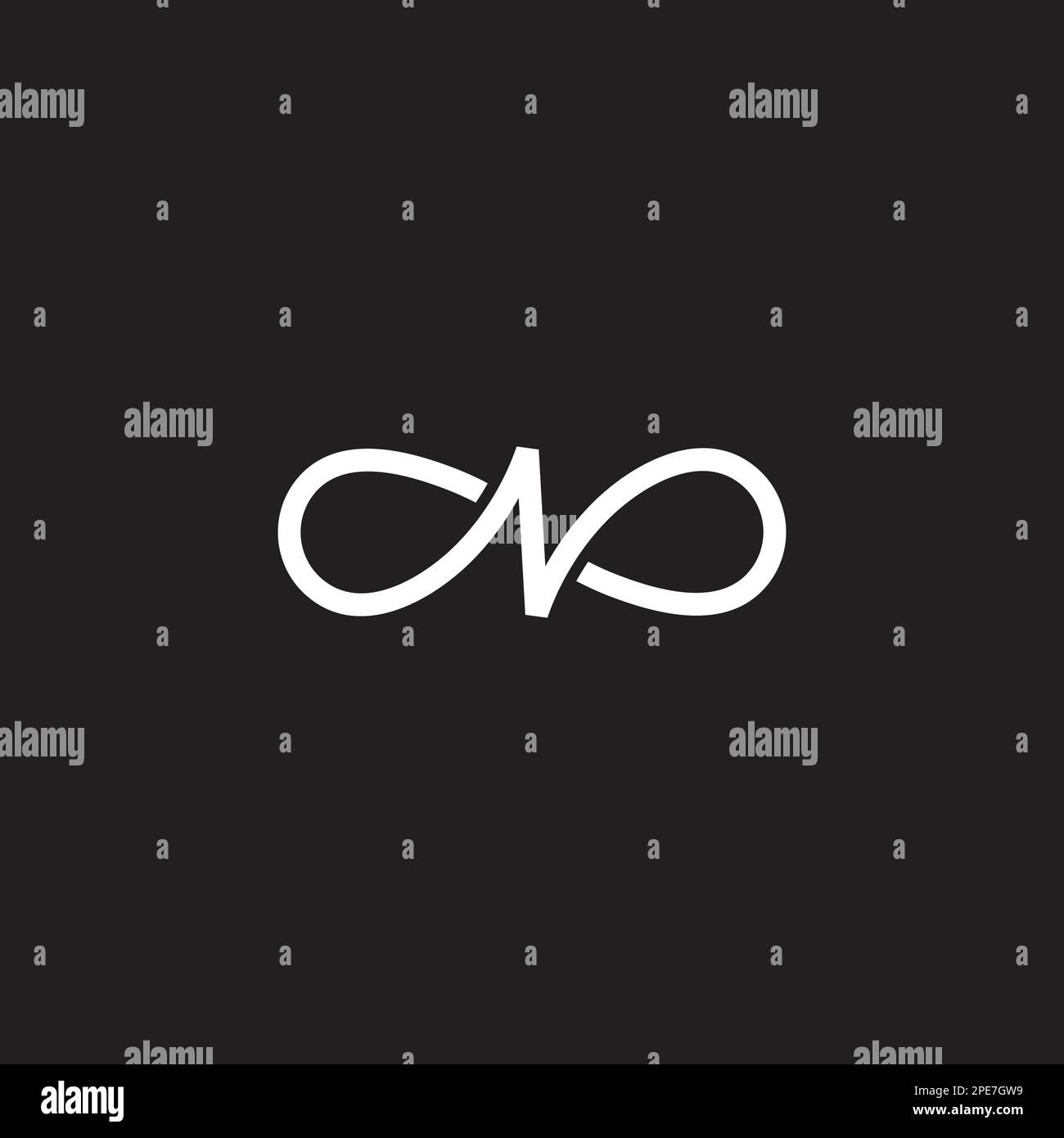 Simple infinite icon infinity hi-res stock photography and images - Alamy