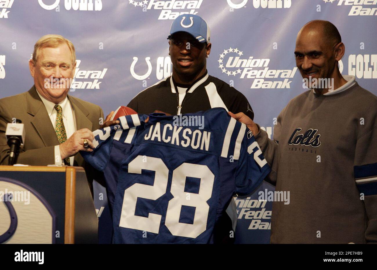 Indianapolis Colts president Bill Polian, left, and coach Tony Dungy ...