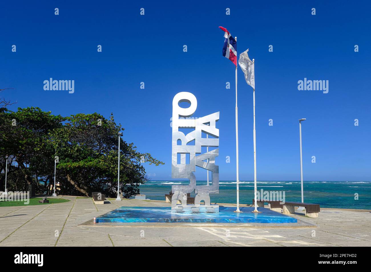 Puerto Plata Sign in Centro Historico, Old Town of Puerto Plata ...