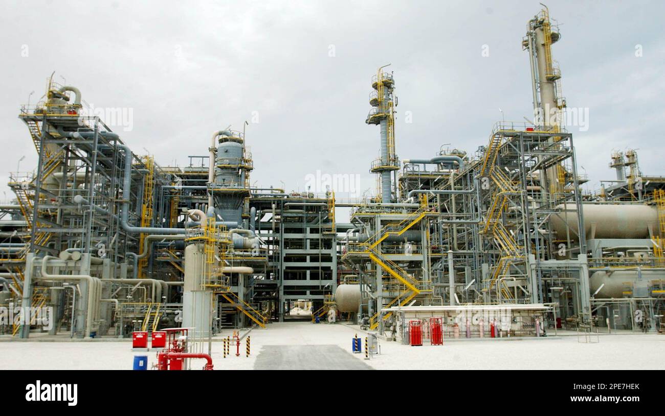 An undated picture of the of the Liquid Natural Gas (LNG) plant at ...