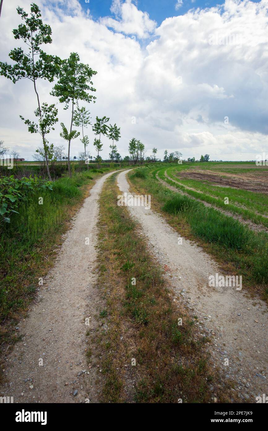 Stradina di Campagna nel Novarese Stock Photo - Alamy