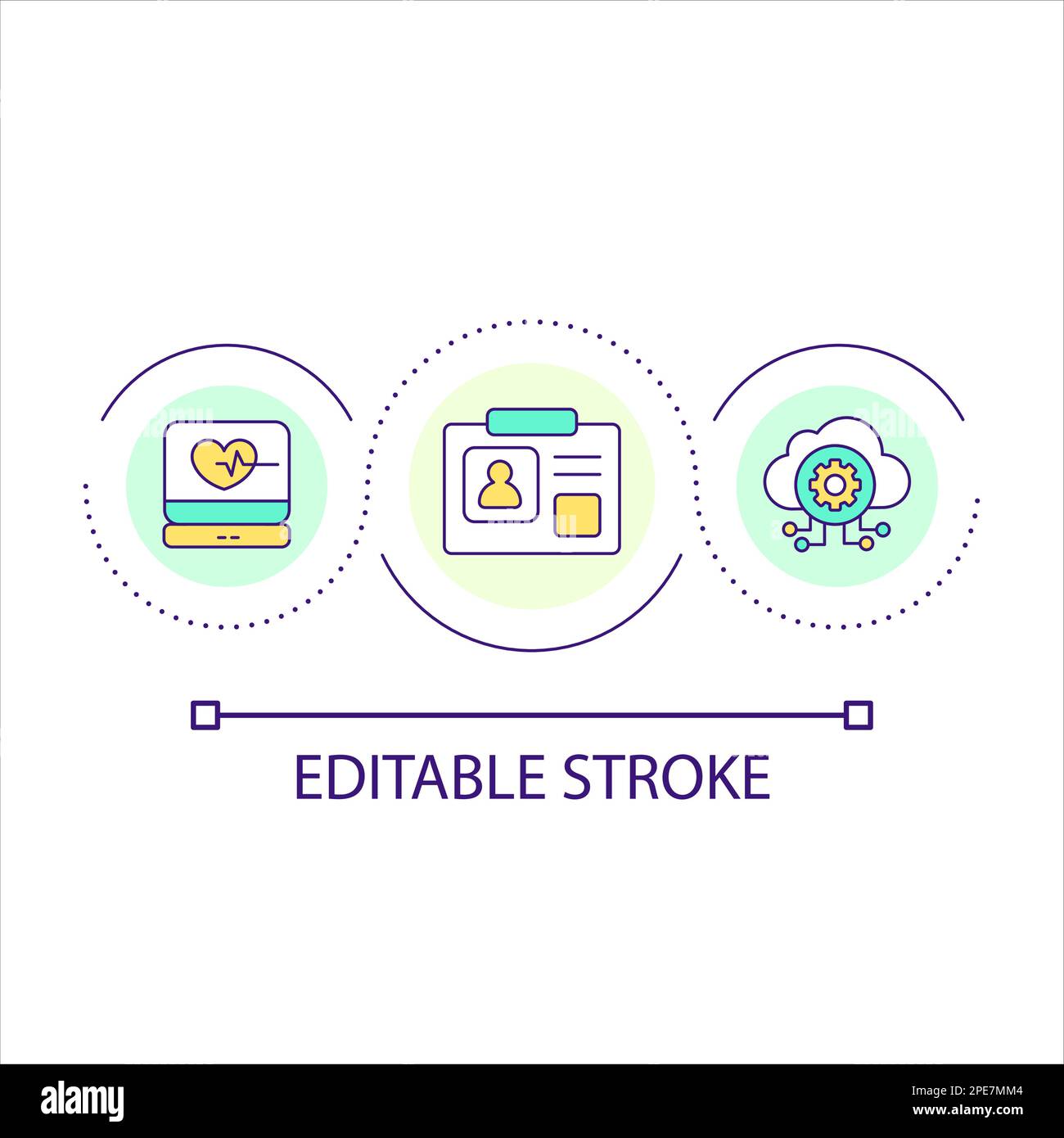 Electronic medical records system Stock Vector Images - Alamy