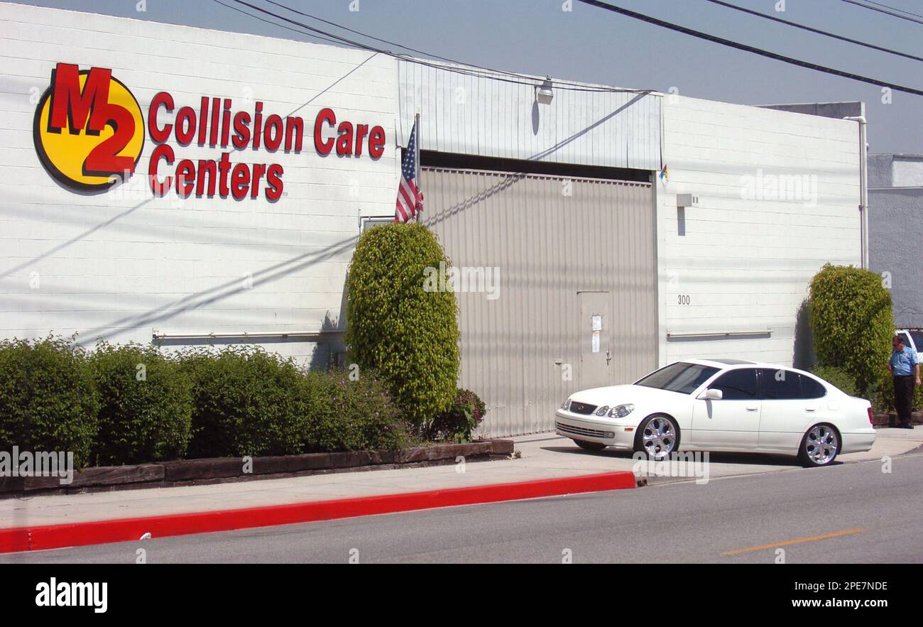 Notices are posted at M2 Collision Care Centers advising employees and ...