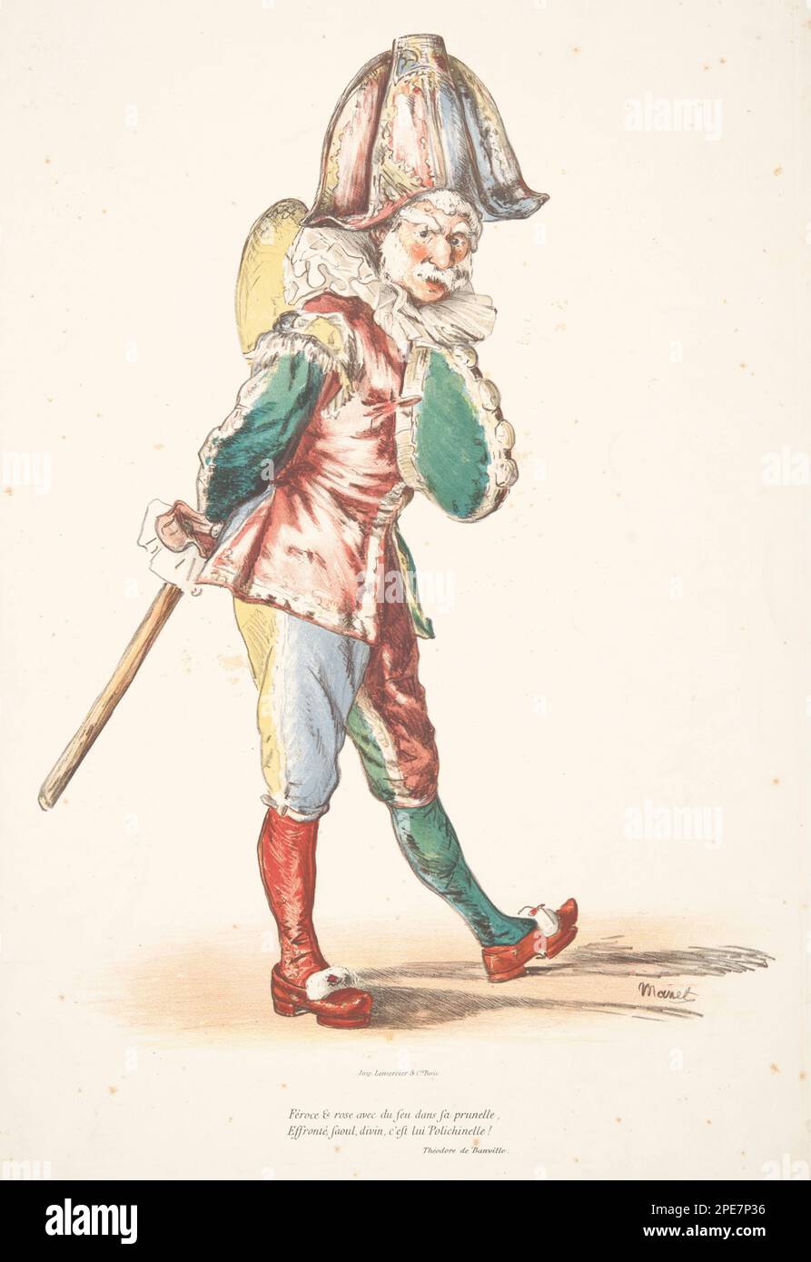 Polichinelle 1874 by Edouard Manet Stock Photo - Alamy
