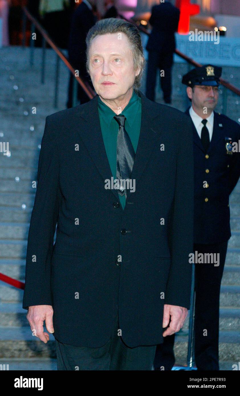 Christopher Walken arrives at the Vanity Fair party to celebrate the ...